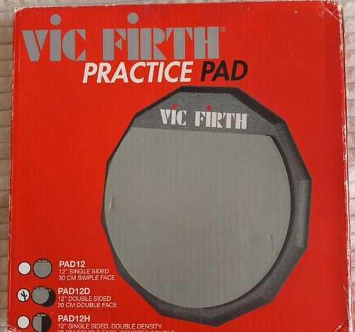 Пэд тренировочный двусторонний Vic Firth PAD 12D