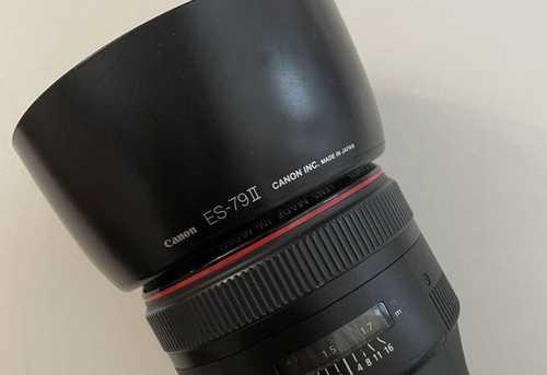 Объектив Canon EF 85mm 1:1.2 L