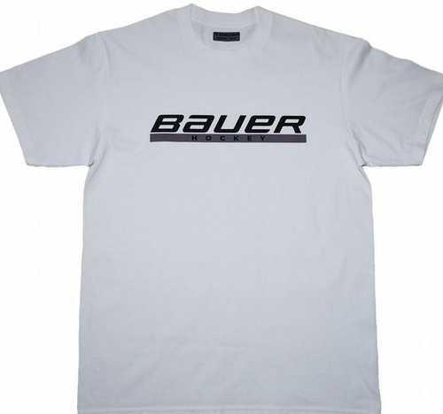 Футболка Bauer Hockey размер М (46-48) белая