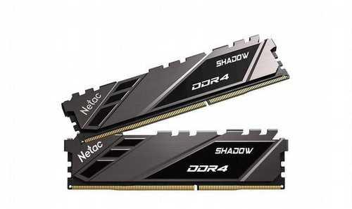 Озу DDR4 Netac Shadow 32Gb (2x16gb) 3200MHz Новая