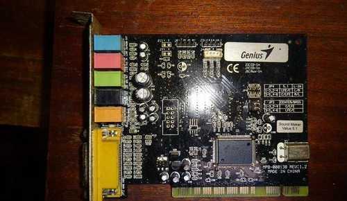 Звуковая карта genius sound maker 5.1 PCI
