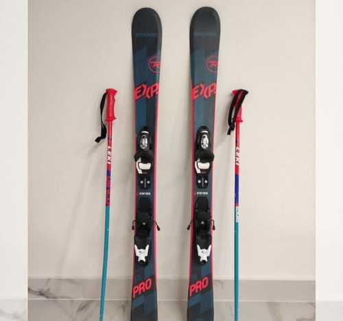 Горные лыжи детские комплект 116 см