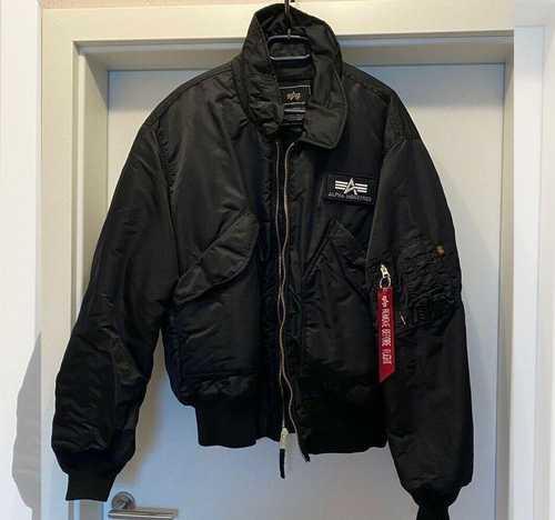 Винтажный бомбер Alpha Industries CWU 45 ma-1 90s