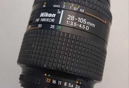 Объектив Nikon AF 28-105mm F 3,5-4,5 D б/у