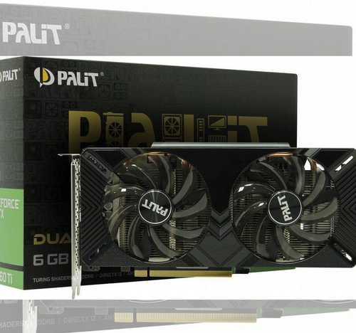 Видеокарта gtx 1660 ti 6gb palit dual