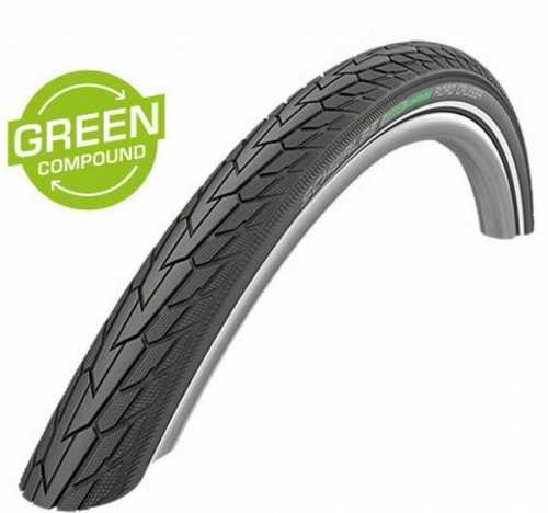 Покрышка. 24x1.75 (47-507) 05-11101260 road cruiser K-Guard, TwinSkin B/B HS484 green 50EPI черная s