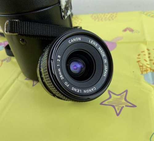 Canon Lens FD 28mm 1:2.8 Japan