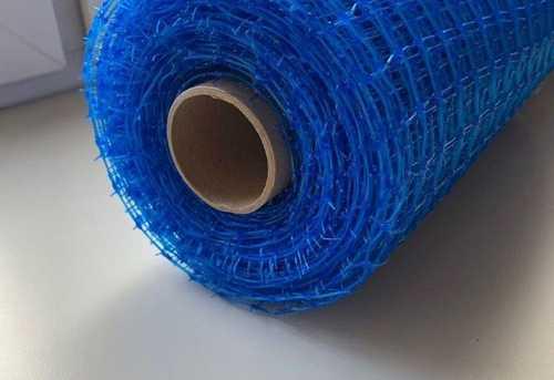 Сетка усиленная пластиковая 1х20м синяя