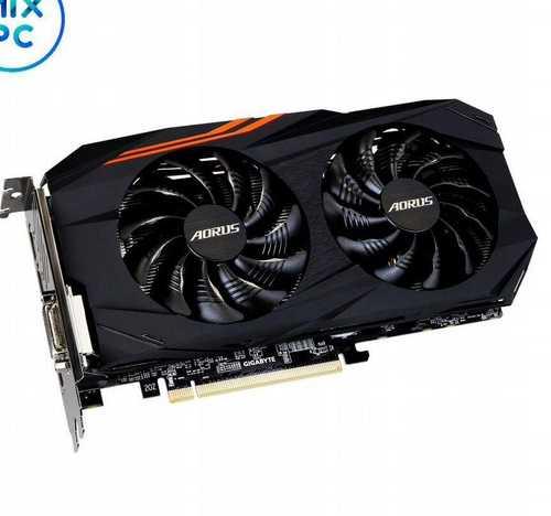 Видеокарта RX580 4GB gigabyte aorus GV-RX580aorus-4GD Б.У