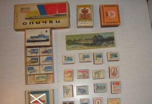Спички, набор сувенирных спичек СССР