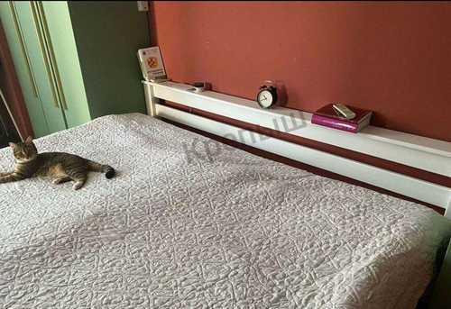 Кровать двухспальная из лиственницы