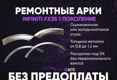 Ремонтные арки на Infiniti fx35 1 поколение