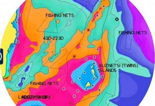 Карты глубин Navionics для андроид, вся Россия