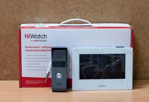 Комплект видеодомофона HiWatch DS-D100hkwf