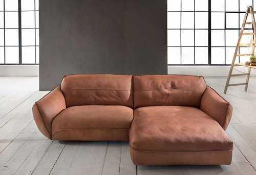 Кожаный диван модульный
