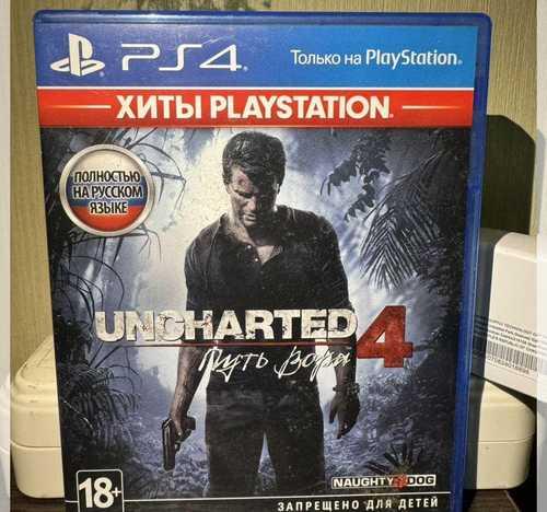 Uncharted 4 путь вора ps4 диск