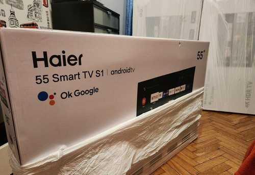 Телевизор LED Haier 55 Smart TV S1 черный