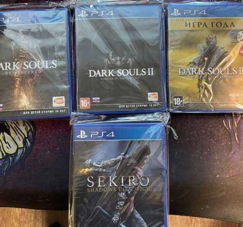 Dark souls trilogy   Sekiro от From Software ps4