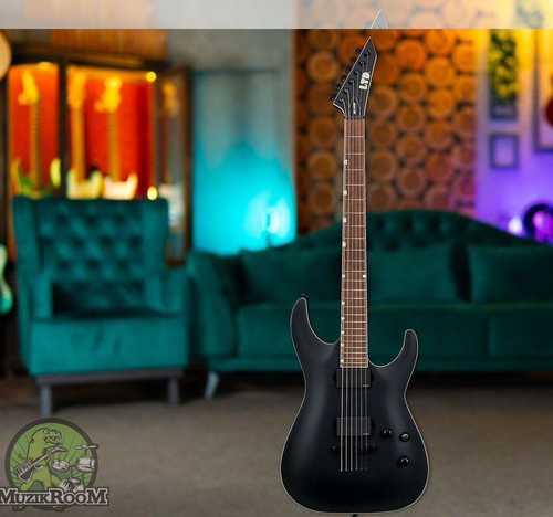 ESP LTD MH-400B baritone black satin