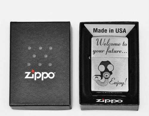 Зажигалка Zippo 200 Welcome Оригинал Новая