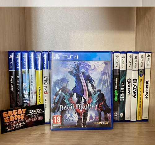 Игры PS4: Devil May Cry 5