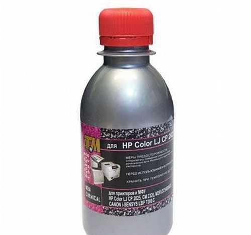 Тонер для HP Color LJ CP 2025/CM 2320/CP 1215/CP 1025 (фл, 80,красный,Chemical) Silver ATM