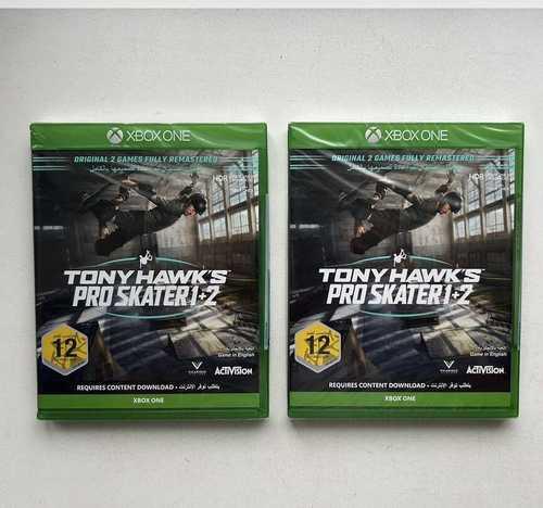 Tony Hawk Pro skater 1 2 (Новый) Xbox