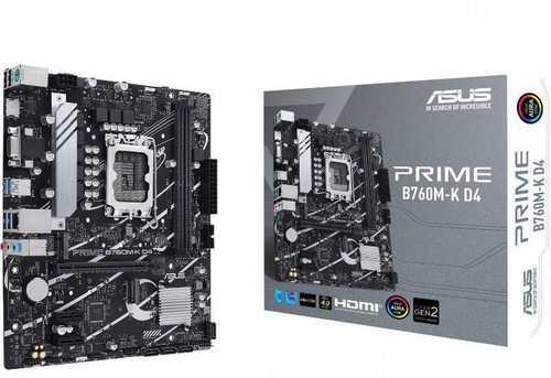 Материнская плата Asus prime B760M-K D4 mATX LGA 1