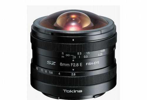 Объектив Tokina SZ 8mm F2.8 Fisheye MF E