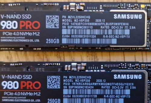 SSD Samsung 980 PRO 250Gb