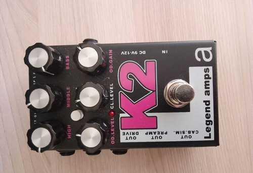 Двухканальный гитарный предусилитель AMT- K2