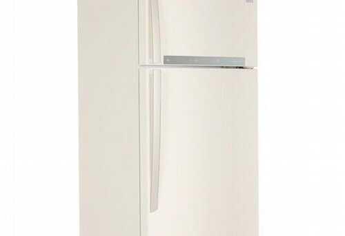 Холодильник с морозильником LG GN-H702hehz бежевый