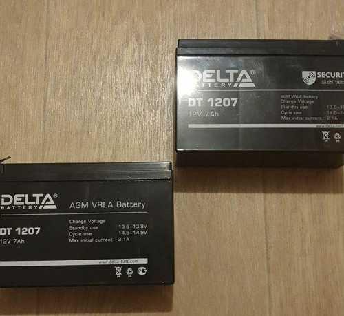 Аккумулятор Delta DT 1207