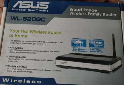 Wifi роутер Asus wl520gc