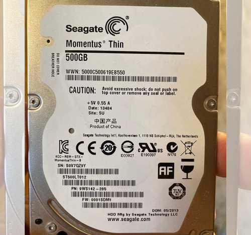 2.5" жесткий диск Seagate (ST500LT012) 500гб, 5400