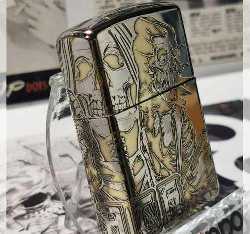 Зажигалка Zippo Armor Bicolor Death Premium