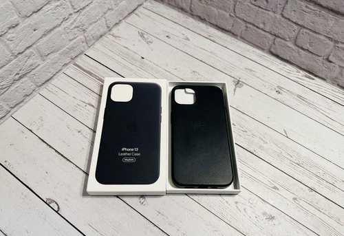 Чехол на iPhone 13 leather case новый