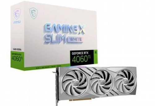 MSI GeForce RTX 4060 Ti gaming X slim white