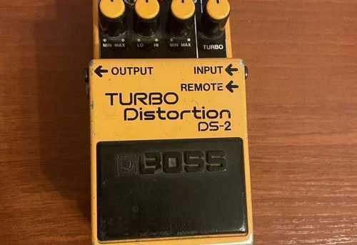 Гитарная педаль boss turbo distortion ds-2
