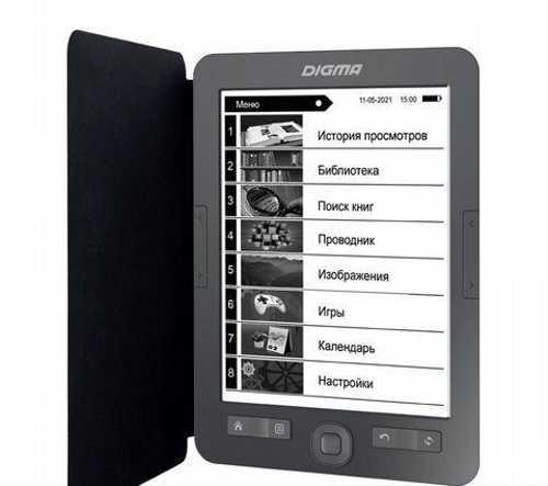 Digma M2 6" E-ink HD 758x1024 600MHz 128Mb/4Gb/SD