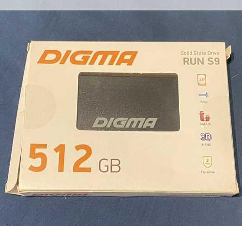 Накопитель SSD Digma SATA III 512Gb