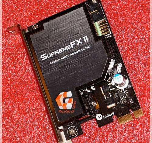 Звуковая карта Asus SupremeFX ii