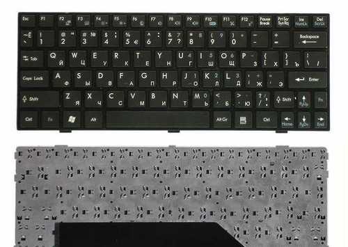 Клавиатура для MSI U160 L1350 U135 черная с черной