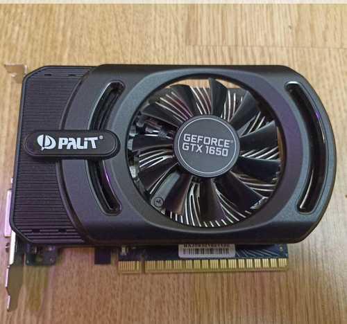 Видеокарта Palit GeForce GTX 1650 StormX 4 GB