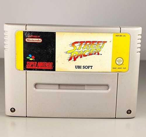Картридж snes PAL street racer