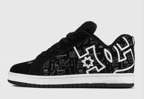 Кеды DC Shoes Court Graffik Basq Black / White