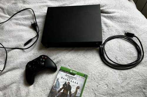 Xbox One X 1TB black+игра