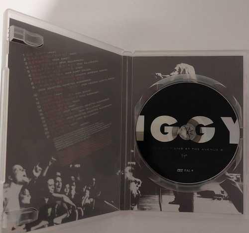 DVD диск iggy pop -live AT the avenue b