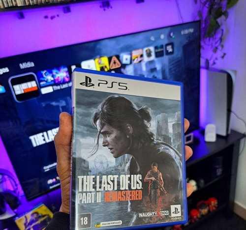 The last of us 2 remastered ps5 диск