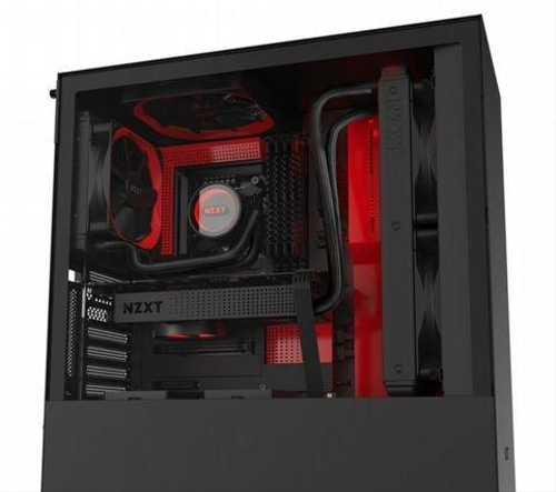 Корпус nzxt H510i Black\Red 252253